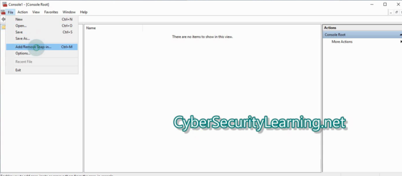 Generate Certificate in Windows – Cybersecurity Learning
